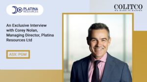 Corey Nolan, Managing Director of Platina Resource Limited.