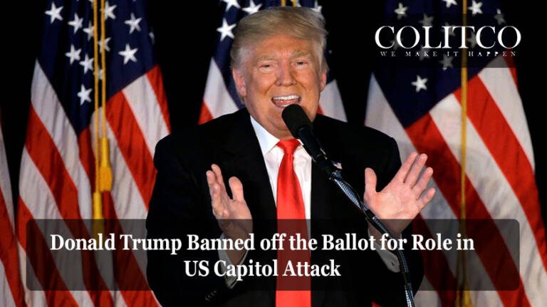 Donald Trump Banned off the Ballot for Role in US Capitol Attack