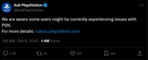 PlayStation Network Down (PSN): Major Outage PS5 and PS4