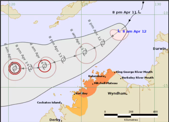Cyclone Errol Intensifies, Coastal Warnings Issued in WA