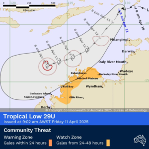 Cyclone Errol Threatens WA Coastline