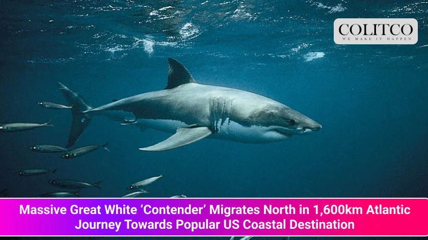 Great White Shark ‘Contender’ Heads Towards Tourist Spot