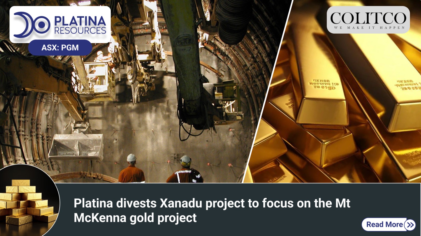 Platina Sells Xanadu, Eyes Mt McKenna Growth - Colitco