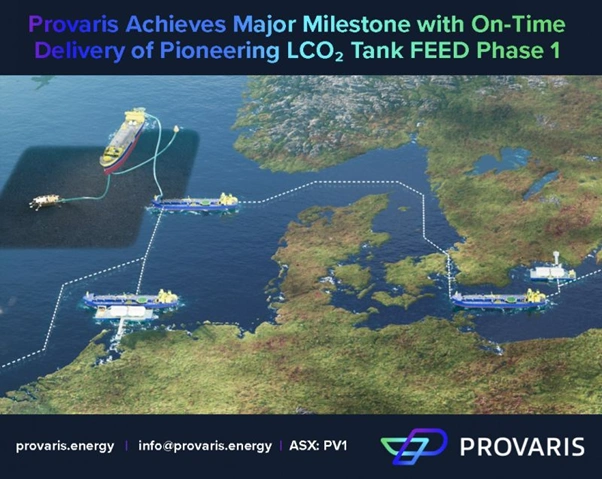 Provaris Delivers LCO₂ Tank FEED Phase 1
